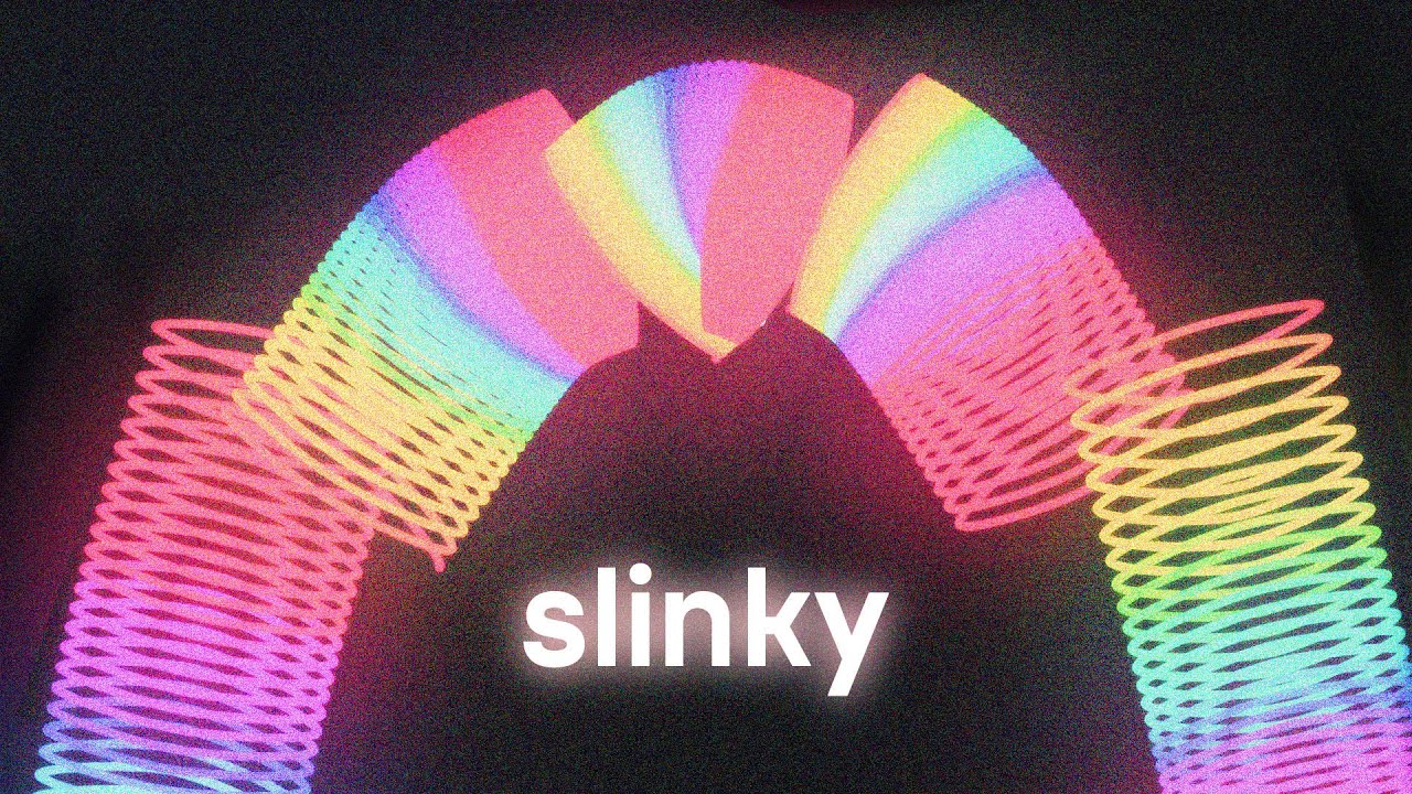 Slinky, animated in Pins And Curves - YouTube