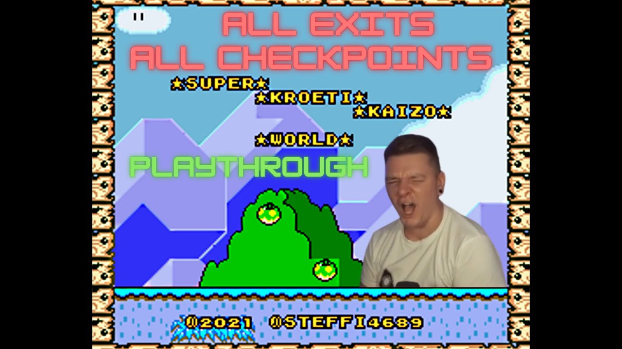 Kroeti World / SMW Kaizo / All Exits All Checkpoints - YouTube
