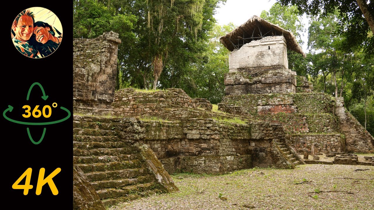Tour 14 - Maya Ruine Topoxté (4K 360° Virtual Tour) - YouTube