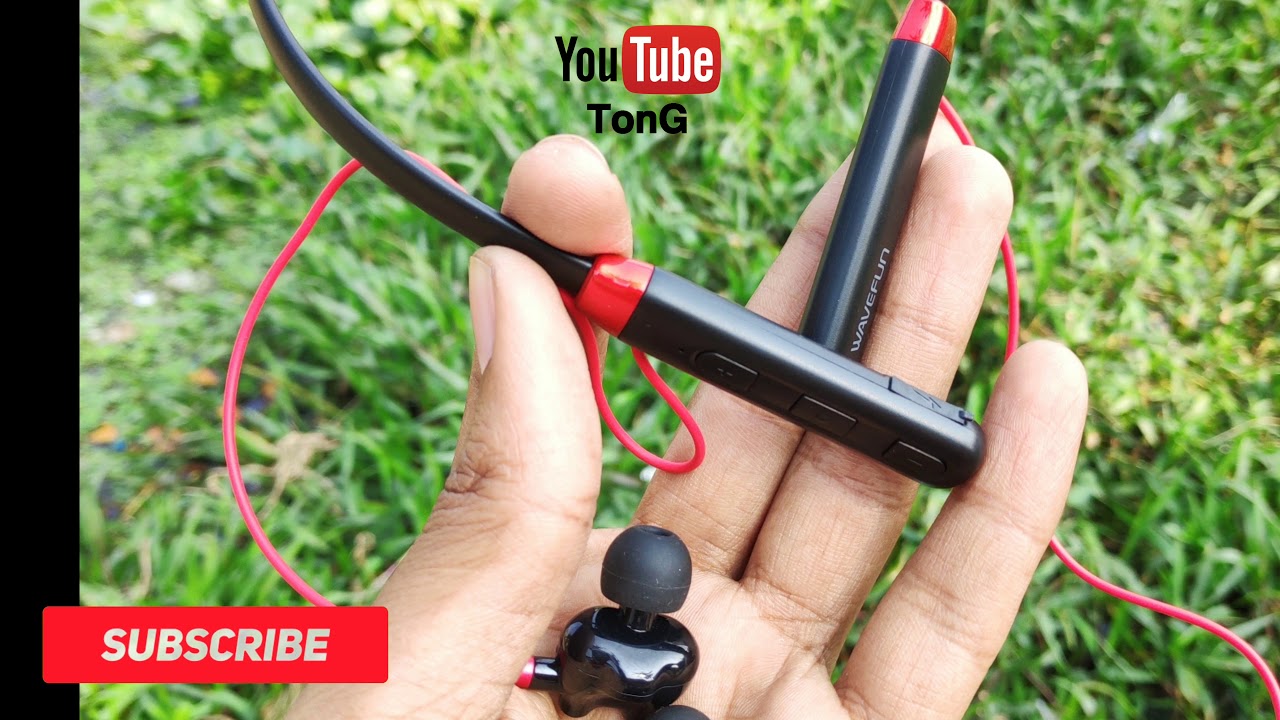 First impression of "Wavefun flex u" neckband earphone - YouTube