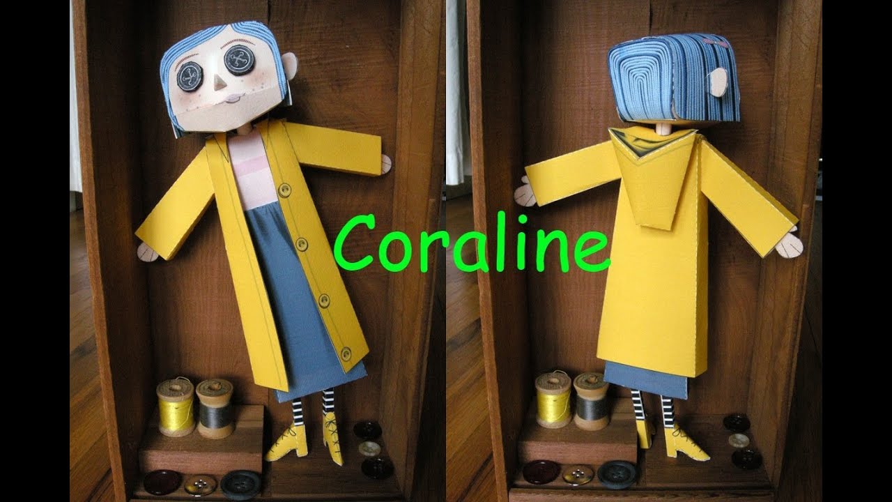 Coraline Chibi Papercraft By Maji Kae Paper Doll Template Anime ...
