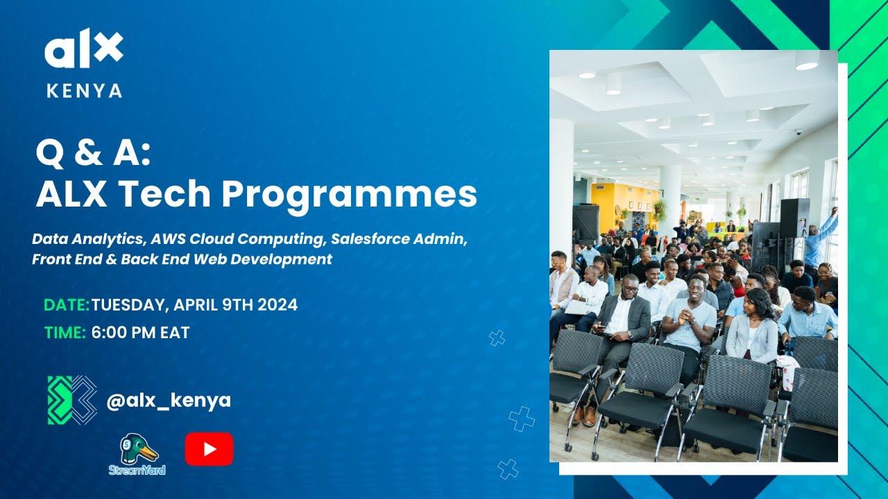 ALX Tech Programmes - Q & A Webinar - 9th April 2024 - YouTube