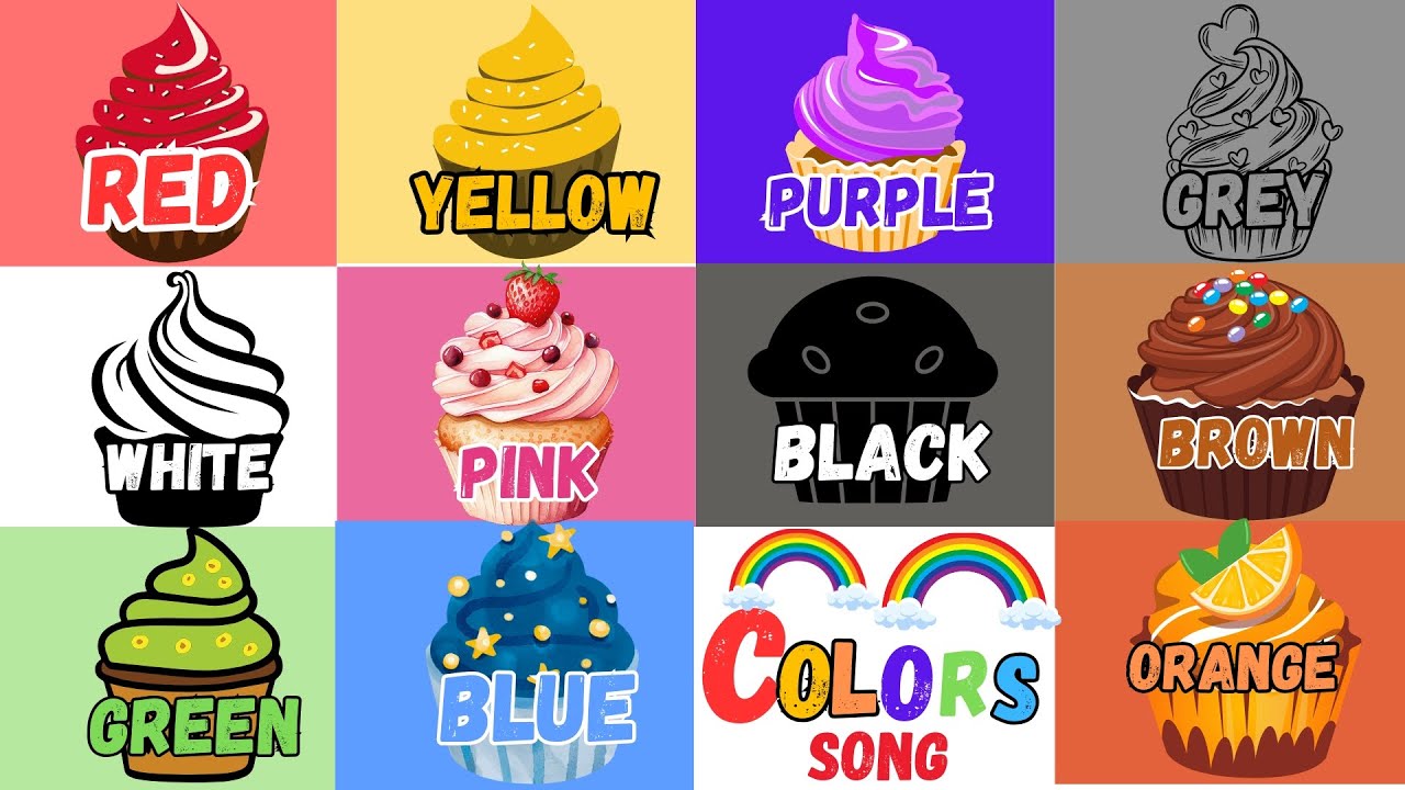 Color song for kids and toddlers | We Love all the Colors |Nursery ...