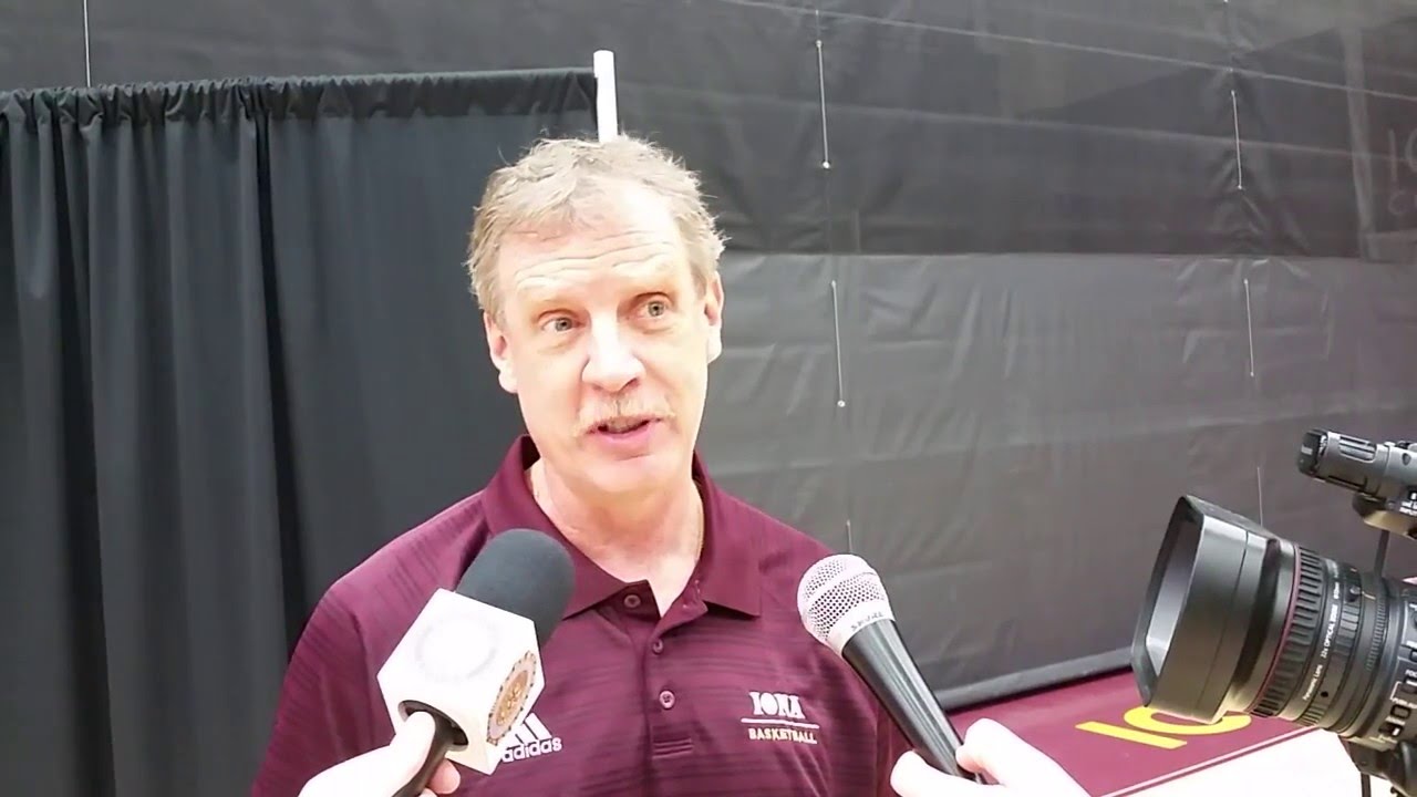 Iona Coach Tim Cluess On MAAC Championship - YouTube