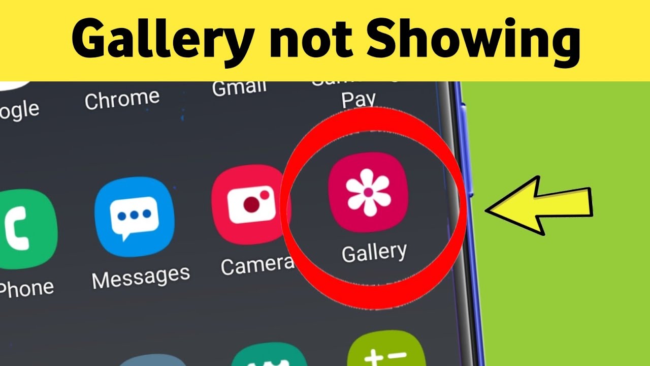 Gallery Not Showing in Motorola Android Phone - YouTube
