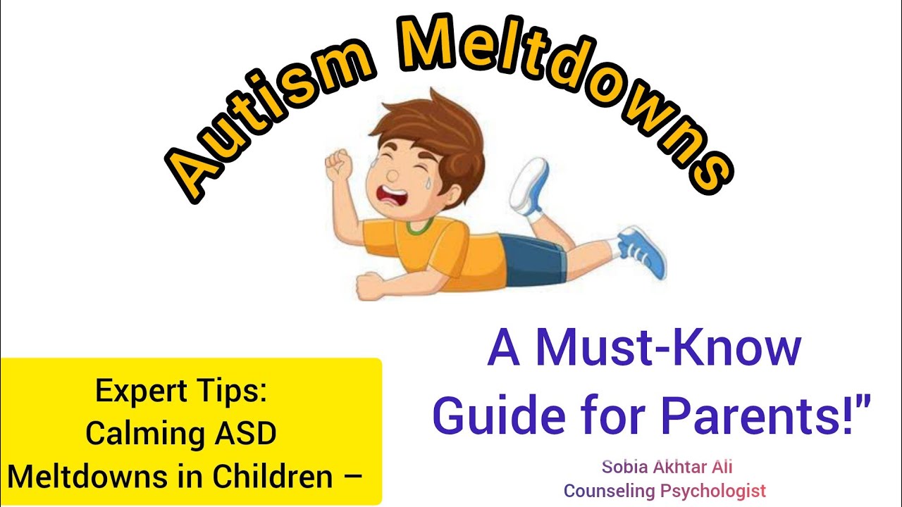 ASD |Meltdown Management Tips For Parents| English ...