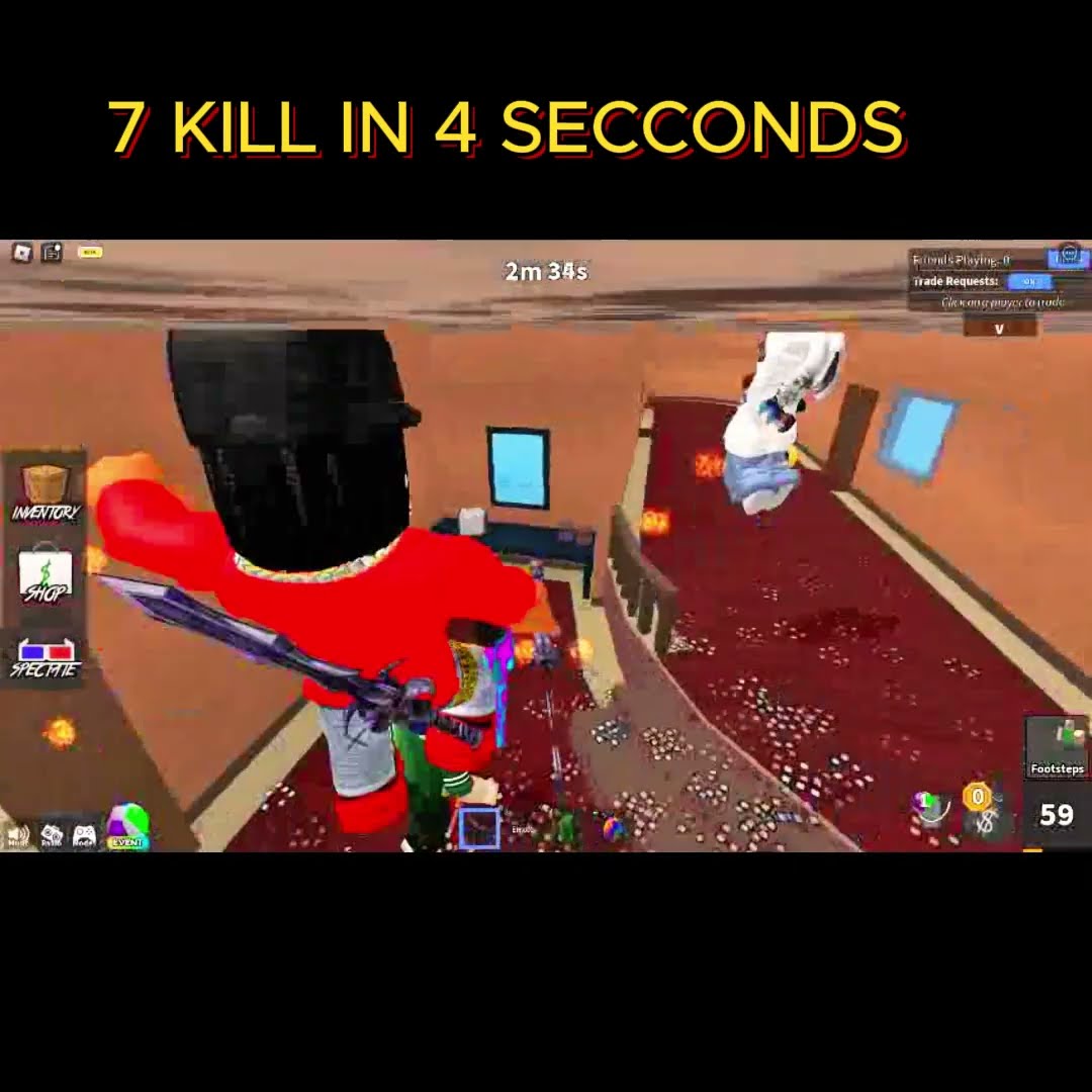 FASTEST KILL STREAK EVER IN MM2 #shorts - YouTube