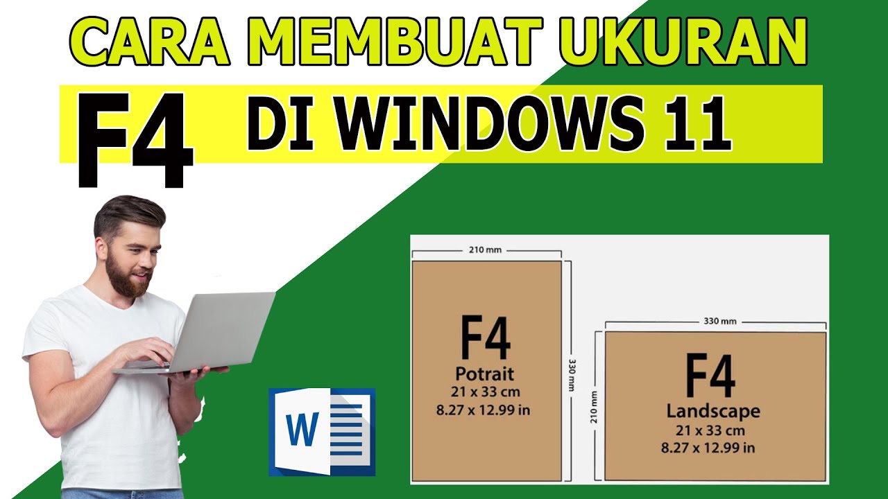 cara menambahkan ukuran kertas f4 pada windows 11