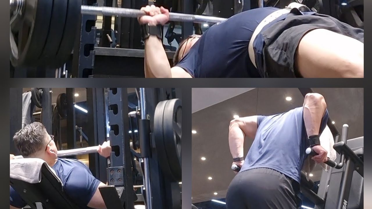 2025.05.26 Bench press, Incline smith machine press, Dips - YouTube