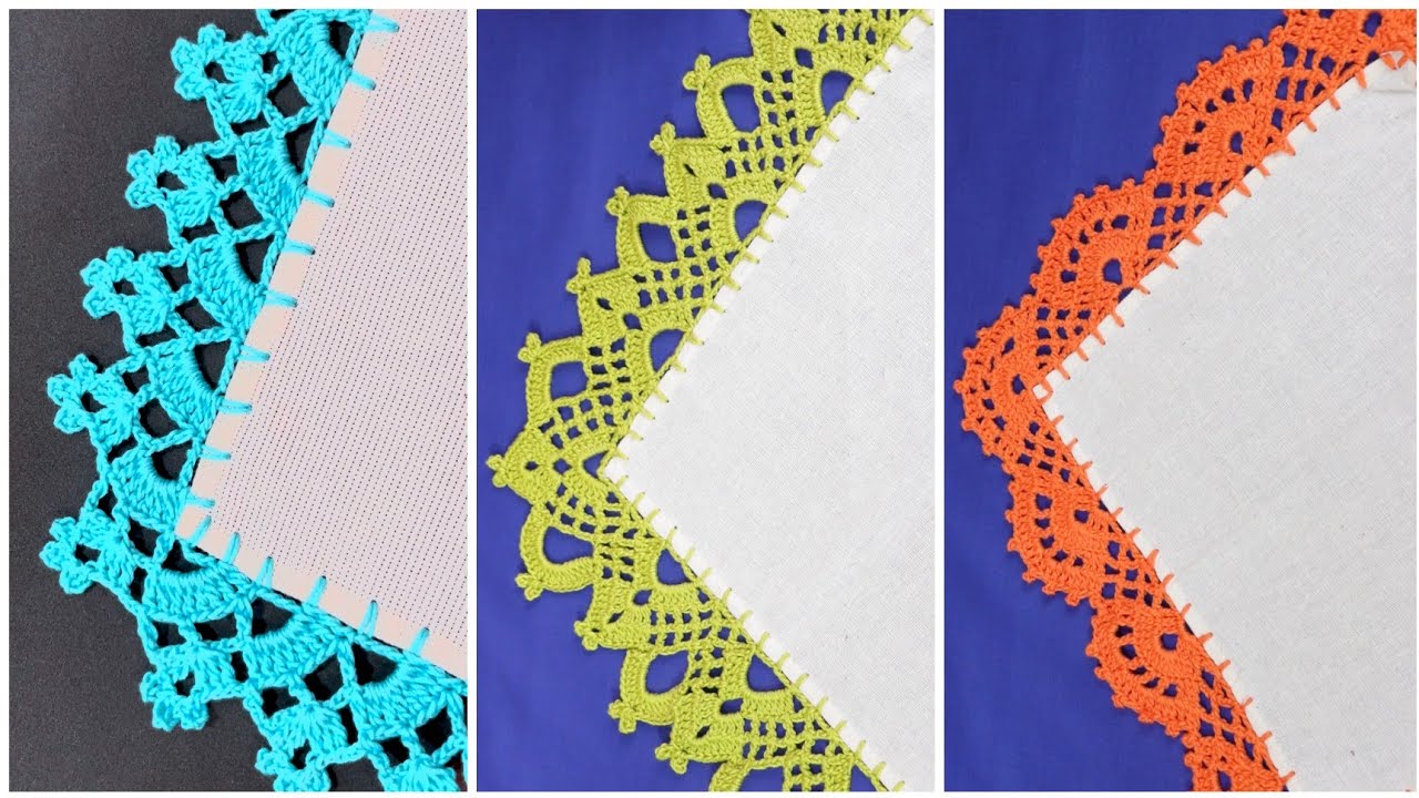 👀LINDOS BORDOS PASO A PASO DE UNA SOLA VUELTA🙋‍♀️ - YouTube