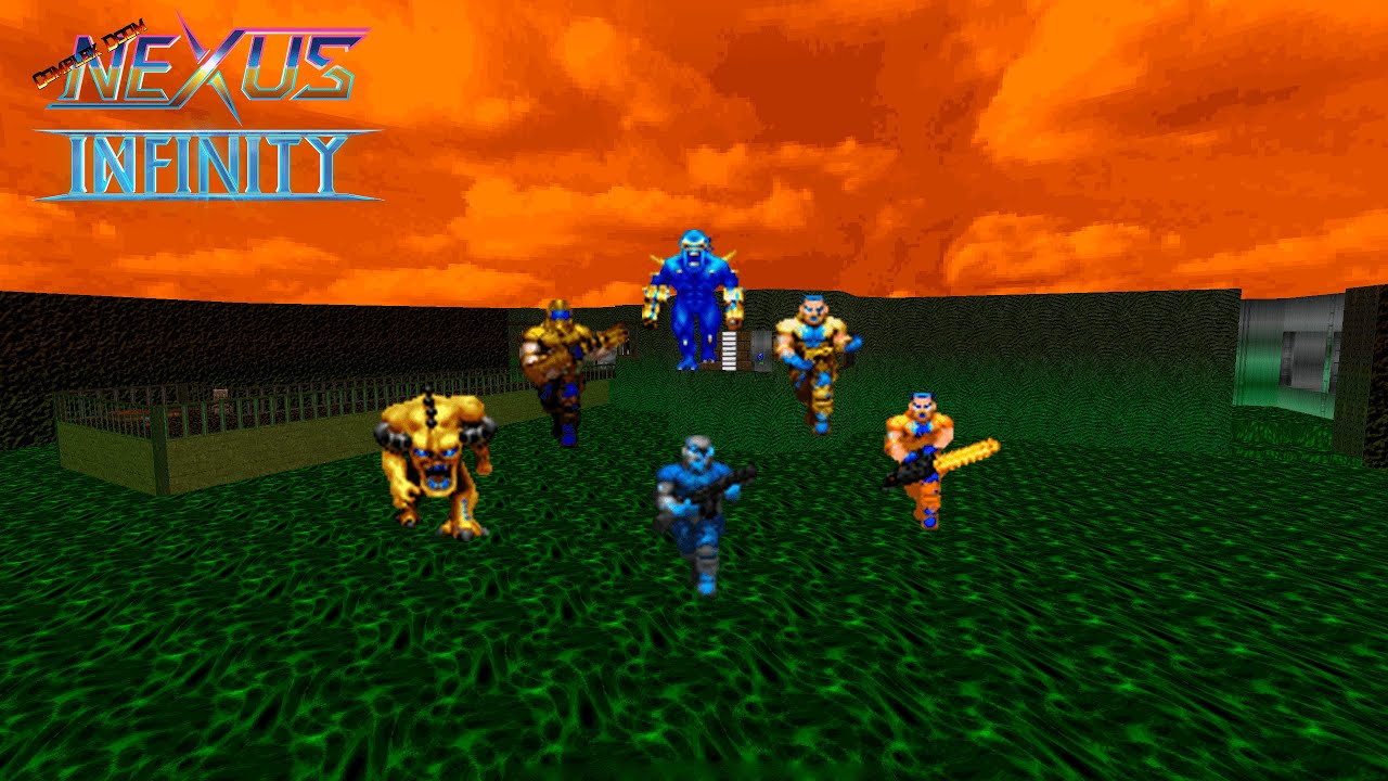 Complex Doom Nexus Infinity (hr2final.wad) 1 , 2 Map - YouTube