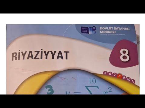 Dim 8ci sinif.Kvadrat tənliklər.A və B variantı.səh.35-40(açıq suallar)