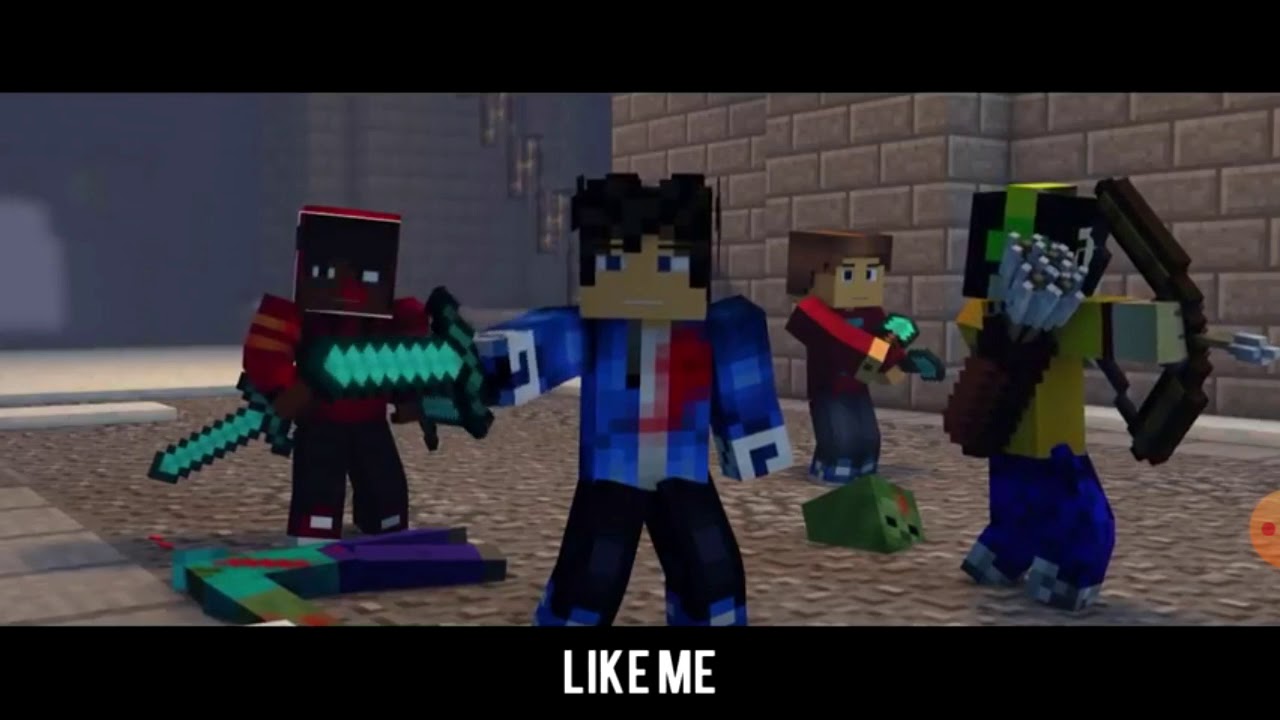 "The struggle" - A minecraft original music video♩ - YouTube