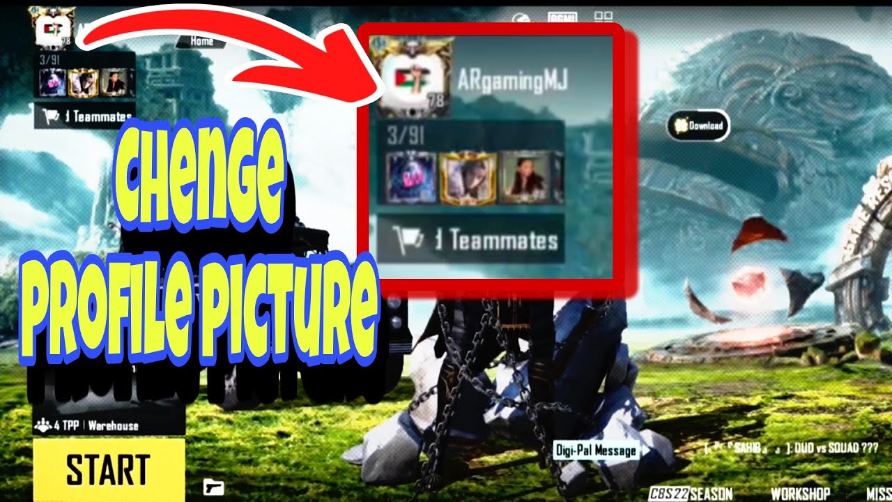 How to Change Bgmi Profile Picture | Bgmi Profile Photo Kaise Chenge ...