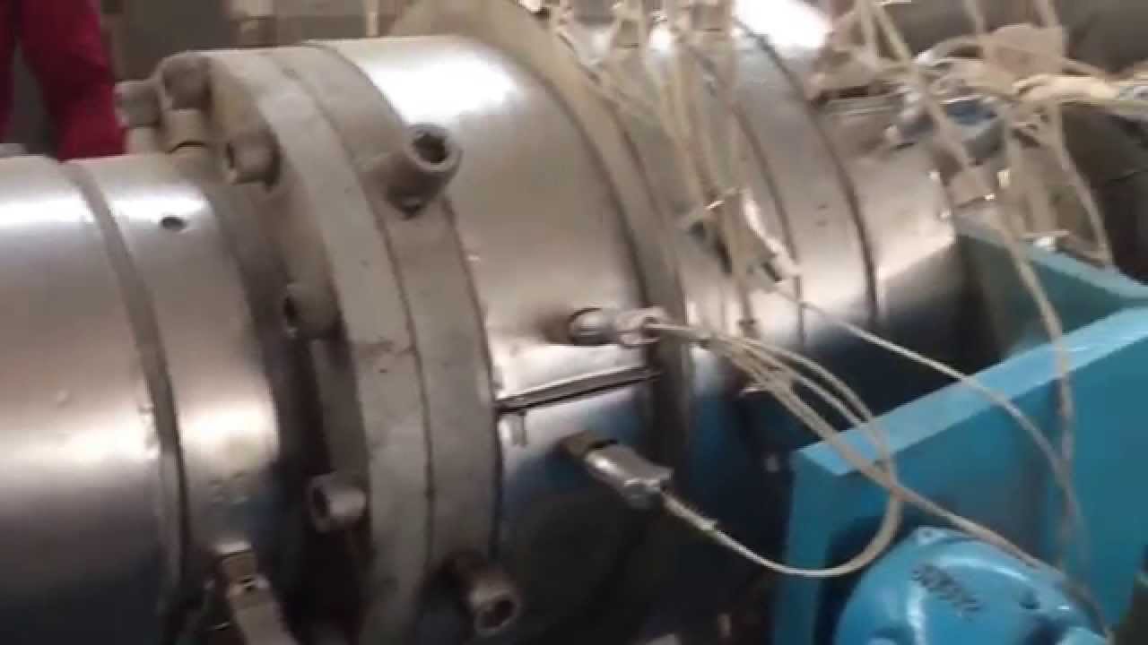 India customer 315mm upvc agriculture self fit pipe machine - YouTube