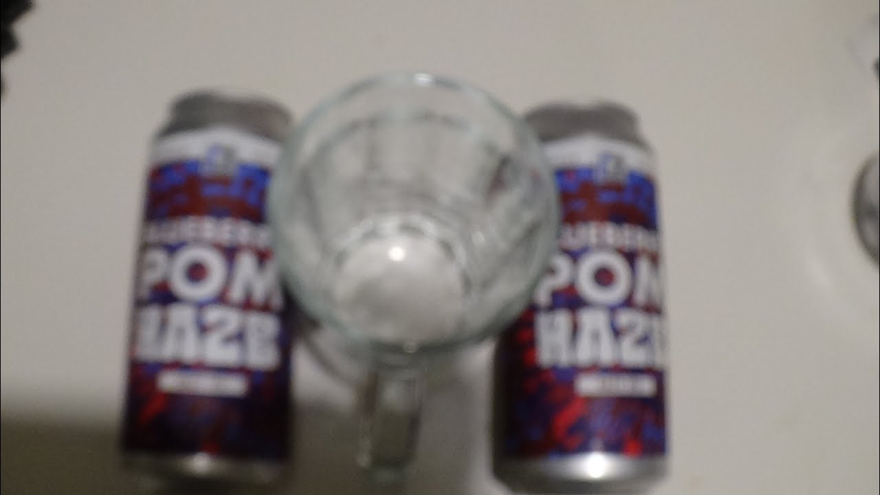 ASMR Driunking Blueberry Pom Haze Hazy IPA - YouTube