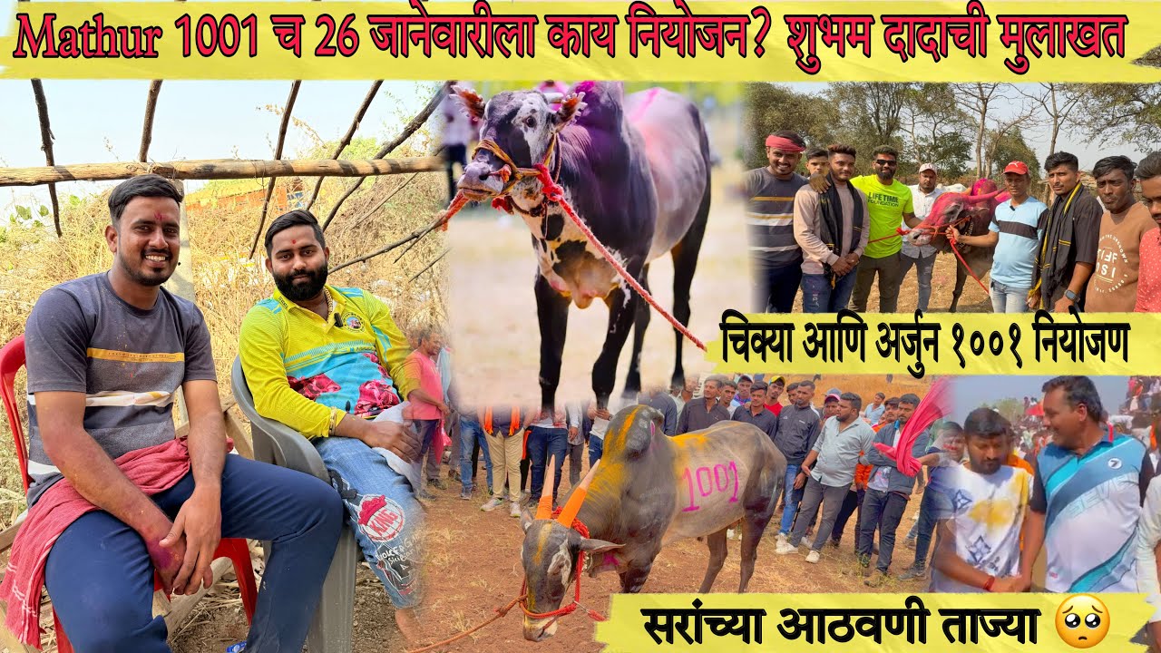 Mathur 1001 च 26 जानेवारी काय नियोजन? शुभम दादाची मुलाखत 😍 बाजी अर्जुन ...