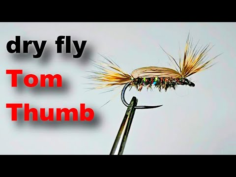 Tying the Tom Thumb Dry Fly | Trout & Grayling Fly Fishing - YouTube