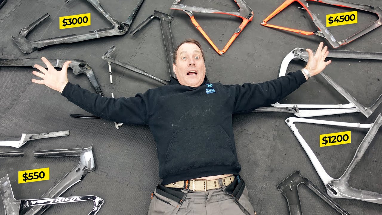 The Difference Between GOOD and BAD Carbon Fiber Bike Frames! - YouTube