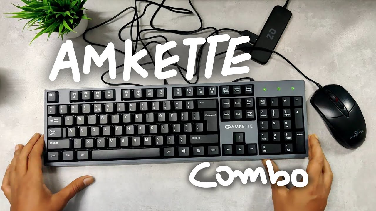 Amkette Lexus Neo Keyboard and Mouse Combo review - YouTube