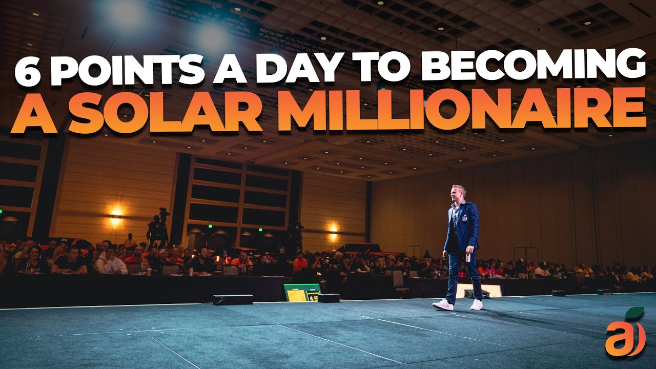 6 Points A Day To Becoming A Solar Millionaire at Apricot - YouTube