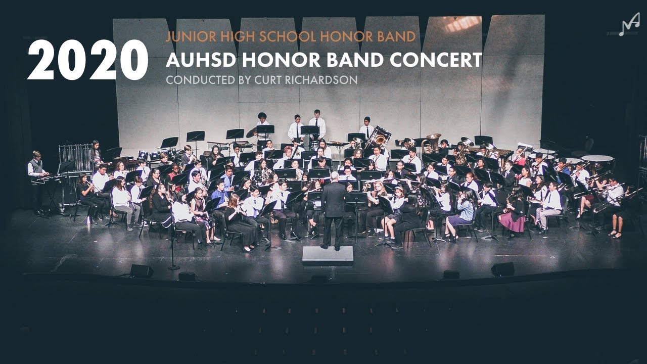 AUHSD 2020 Junior High School Honor Band - Full Performance - YouTube