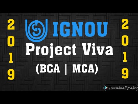 IGNOU BCA, MCA Project VIVA VOCE Questions and Preparation - YouTube