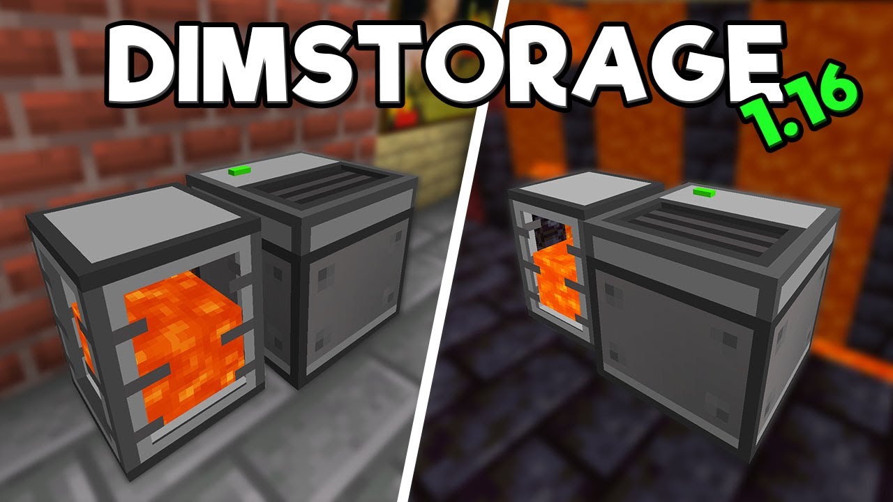 DimStorage Mod Spotlight - Minecraft 1.16 - YouTube