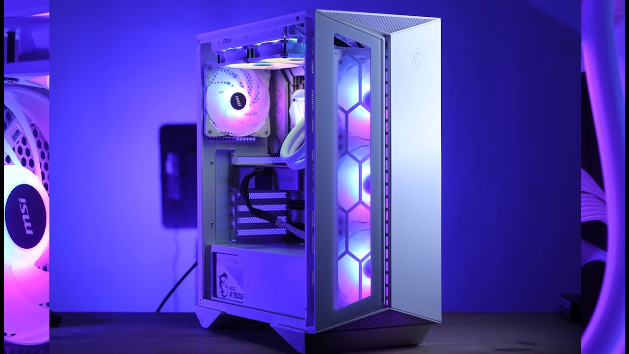 MSI MPG GUNGNIR 110R #review de un precioso y asequible chasis blanco ...