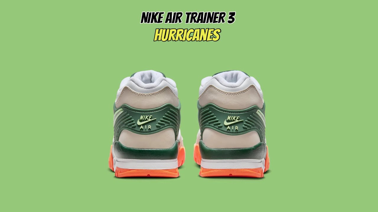 NIKE AIR TRAINER 3 Hurricanes - YouTube