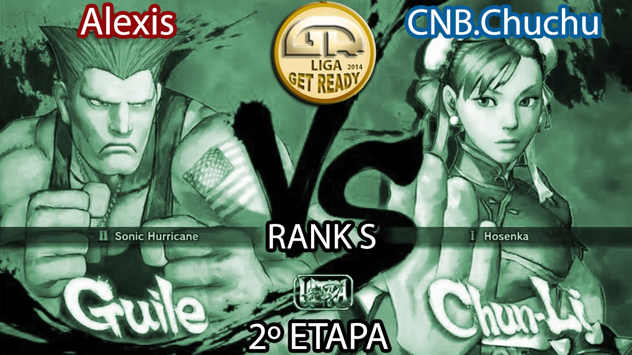 Liga GR 2014 - Alexis (Guile) vs CNB.Chuchu (Chun Li) - RANK S - YouTube