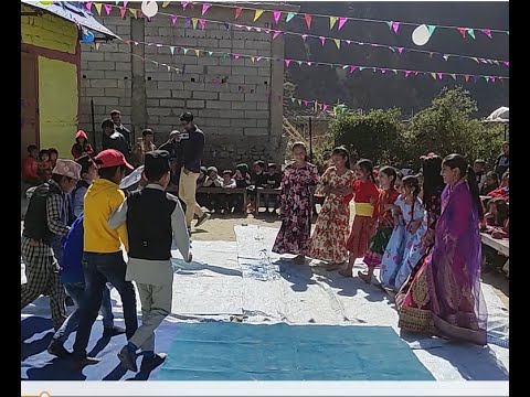 Deuda Naach on the auspicious occasion of Saraswati Pooja @ Seti Saipal ...