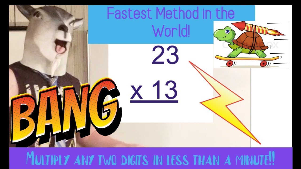 The GOAT Teaches Math. Fastest, Easiest Method Multi Digit ...