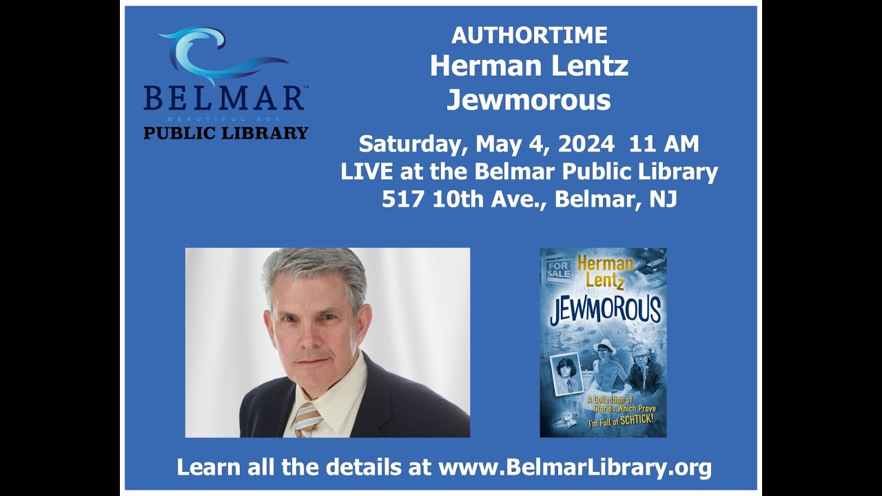 Belmar Public Library AUTHORTIME with Herman Lentz Invitational Video ...