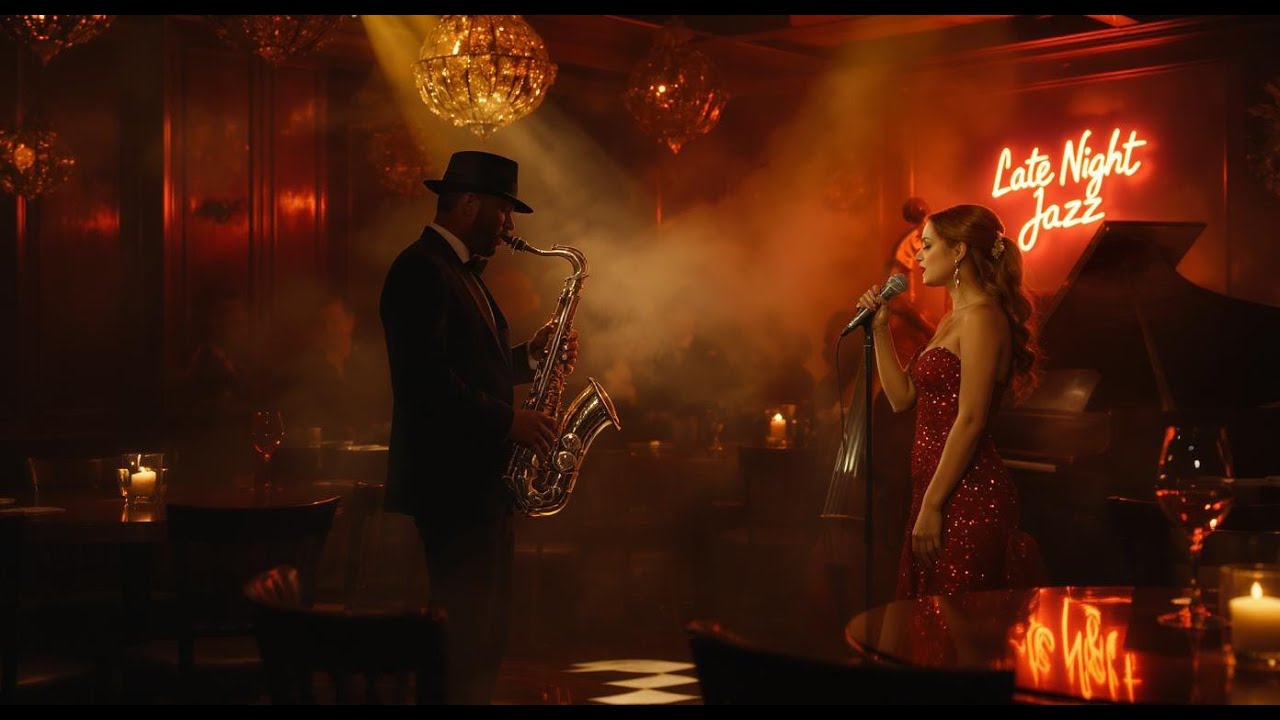 Late Night Jazz Love | Smooth Vocals & Sax | Romantic Club & Date Night ...