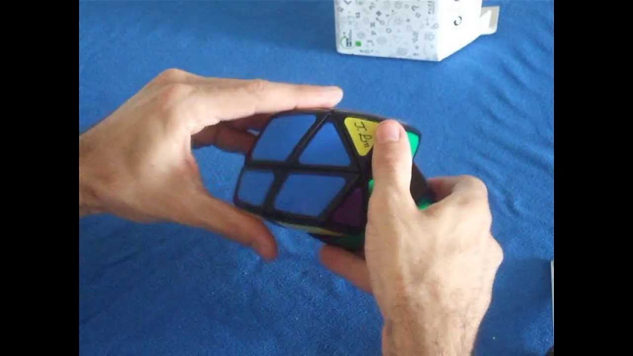 LanLan Skewb Curvy Rhombohedron Speed Cube Puzzle (70mm) (unboxing) - YouTube