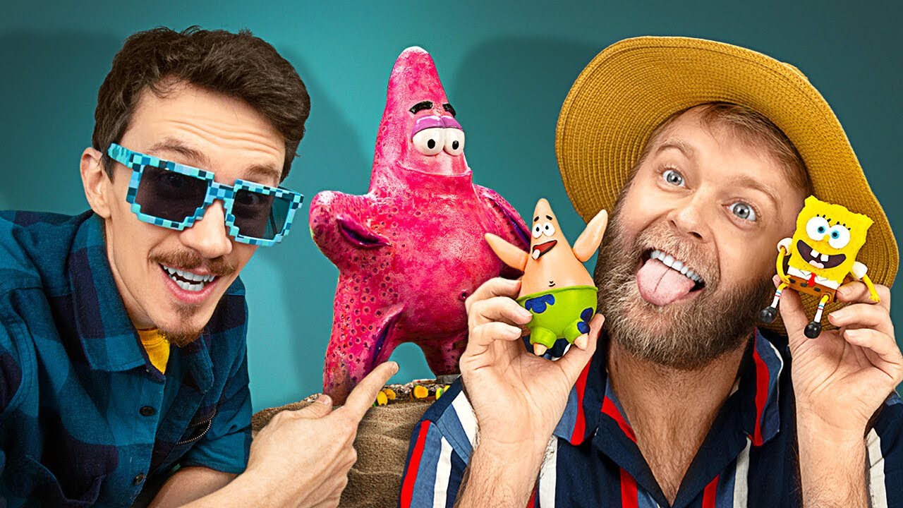 SpongeBob Squad Vs. Giant Patrick! - How to Make Unique Dioramas And A ...