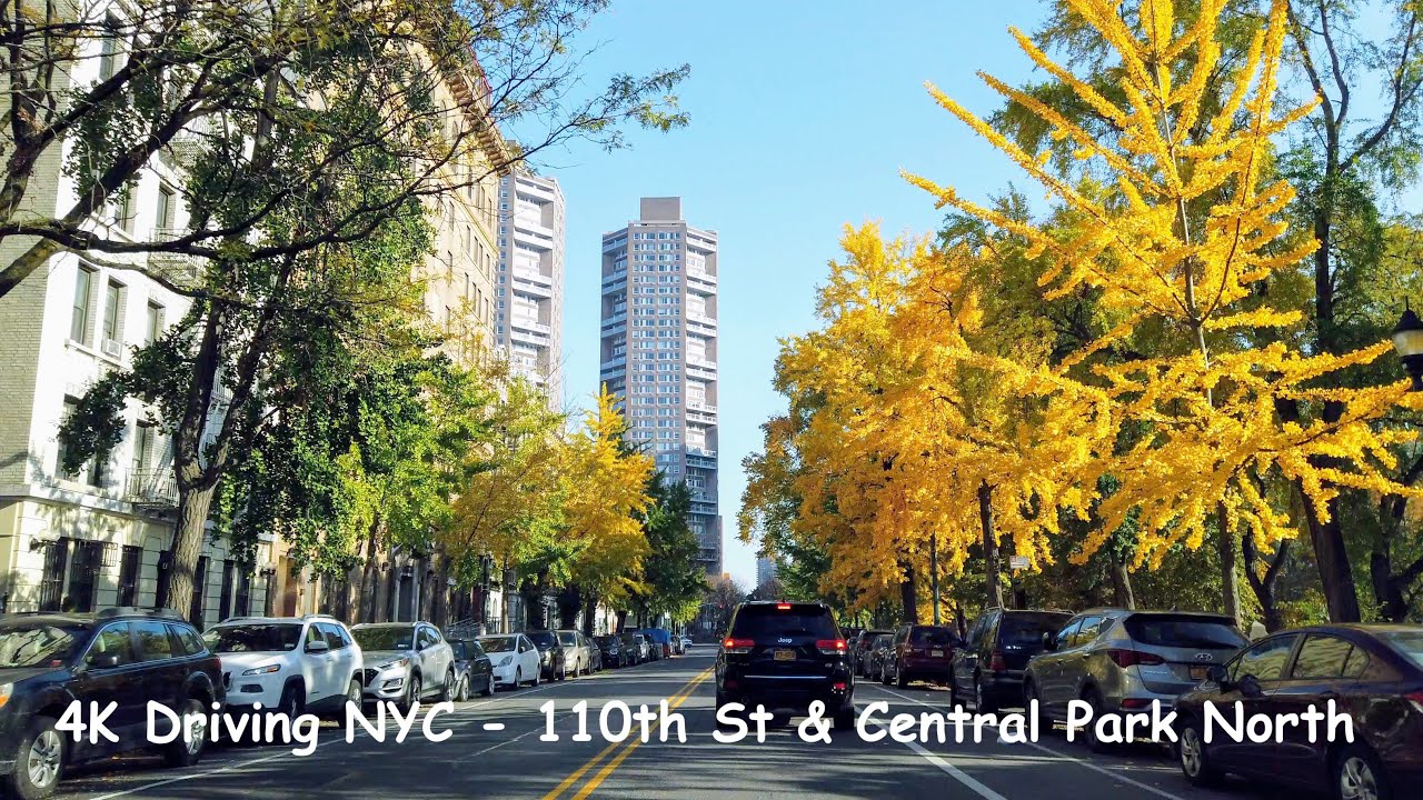 4K Driving NYC - 110th Street & Central Park North | Nov 2020 - YouTube