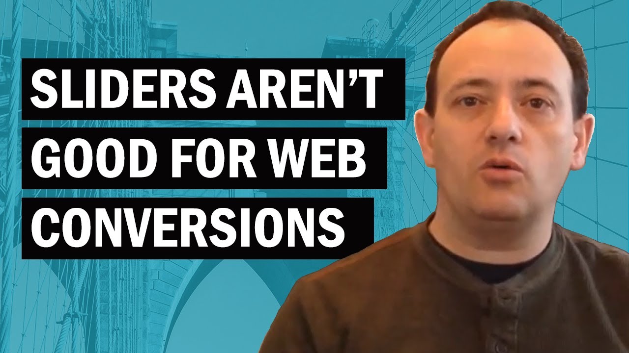 Do Sliders Work For Website Conversions? - YouTube