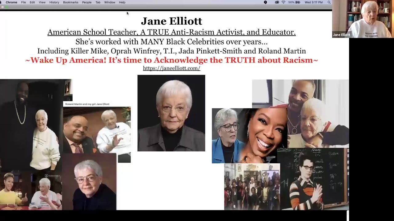 EPIC Interview with Jane Elliot on "Exposing the Racism and the LIE of ...