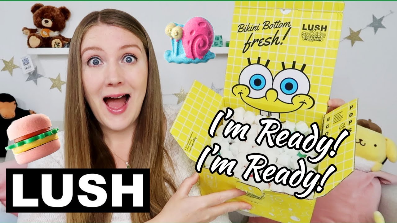 Lush x Spongebob Kitchen Collab | July 2023 Unboxing | Sustainable ...