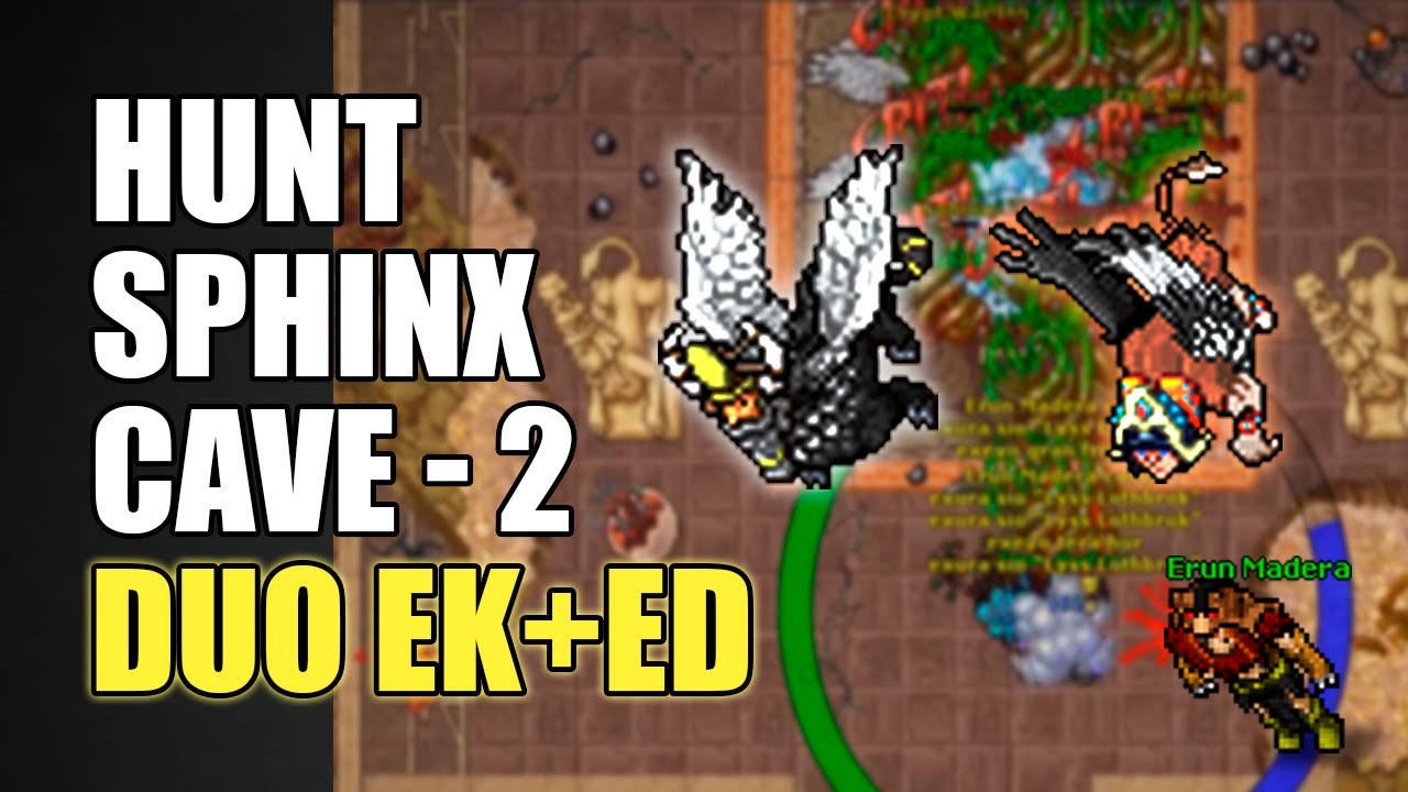 Hunt Sphinx Cave -2 (Issavi) - Refil de 23kk de XP (Duo ED + EK 500 ...