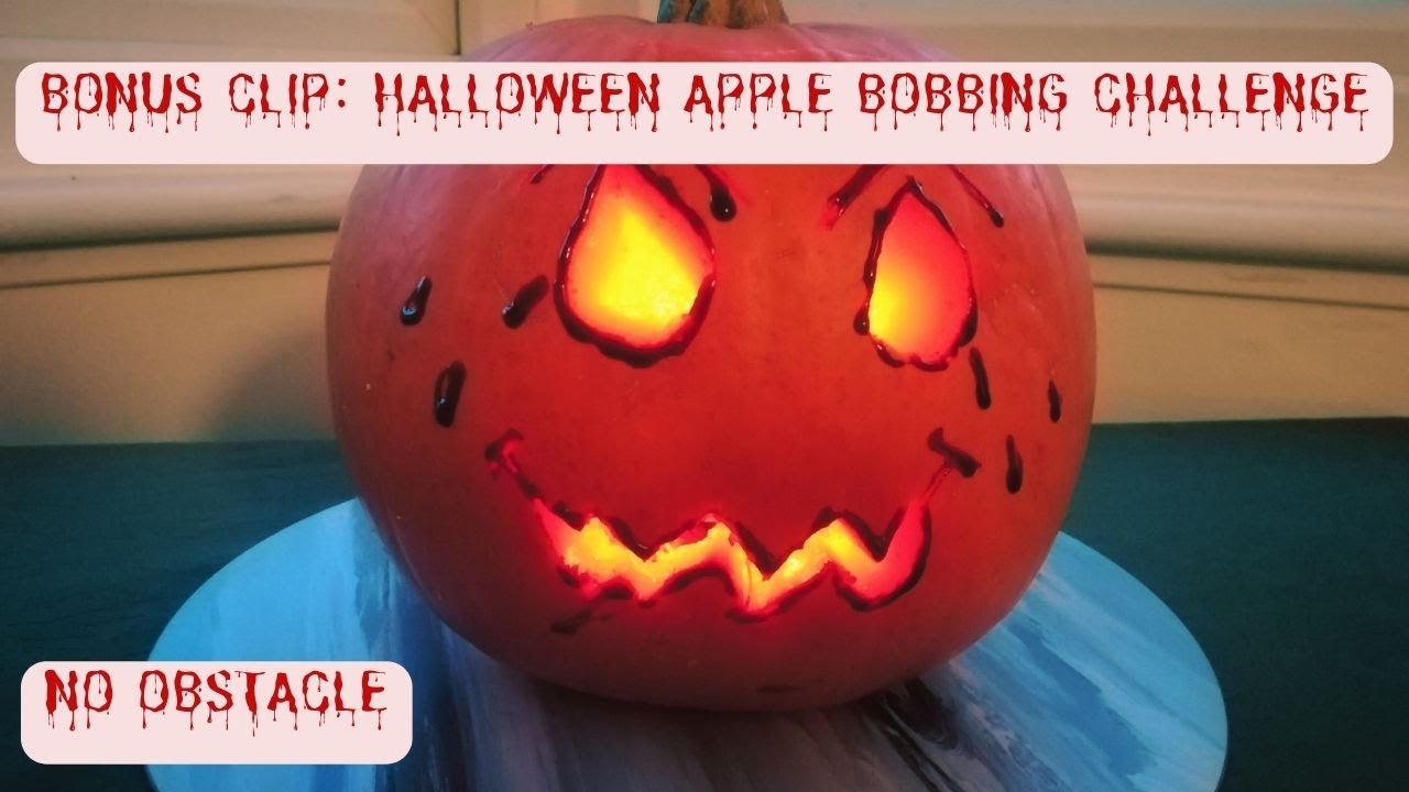 No Obstacle Bonus Clip: Halloween CHALLENGE Apple Bobbing! - YouTube