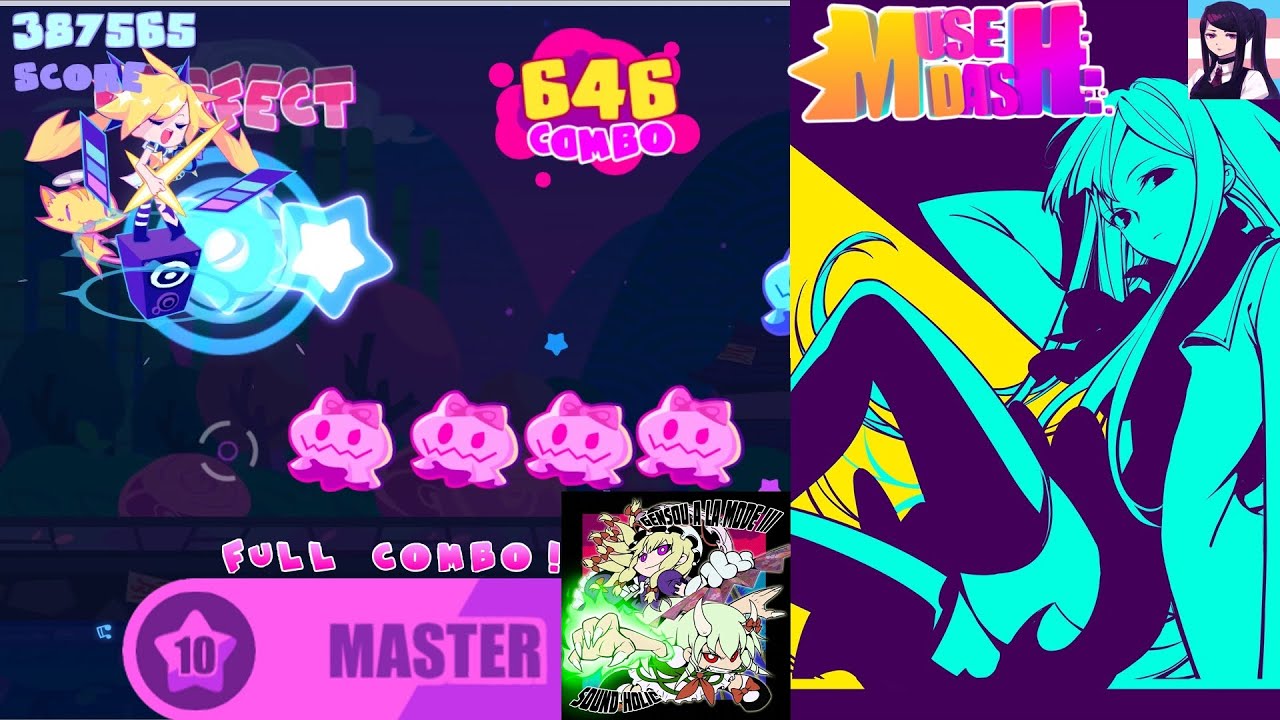 Muse Dash | Psychedelic Kizakura Doumei | Master 10* | Full Combo - YouTube
