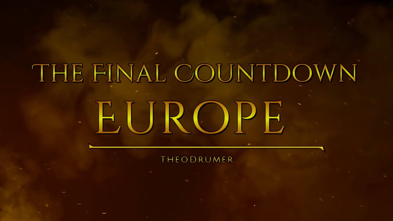 The Final Countdown - Europe Drum Cover - Performance Épique en Live 🎵🥁 ...