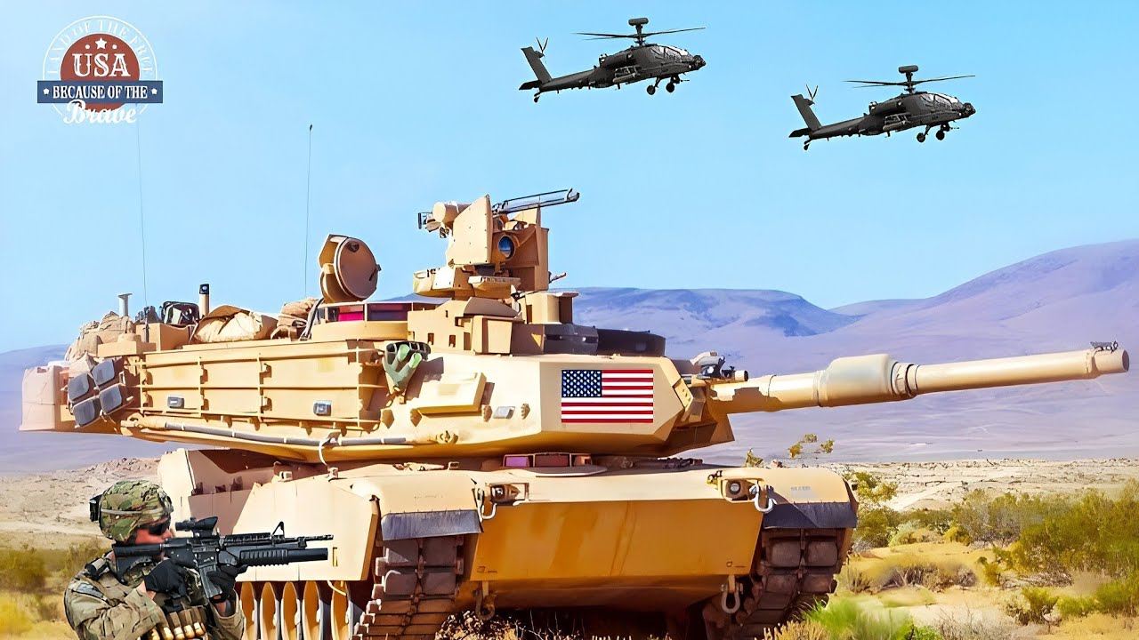 Russia Raises the White Flag! After the US Deployed M1-ABRAMS Tanks and Destroyed Russian Troops ...