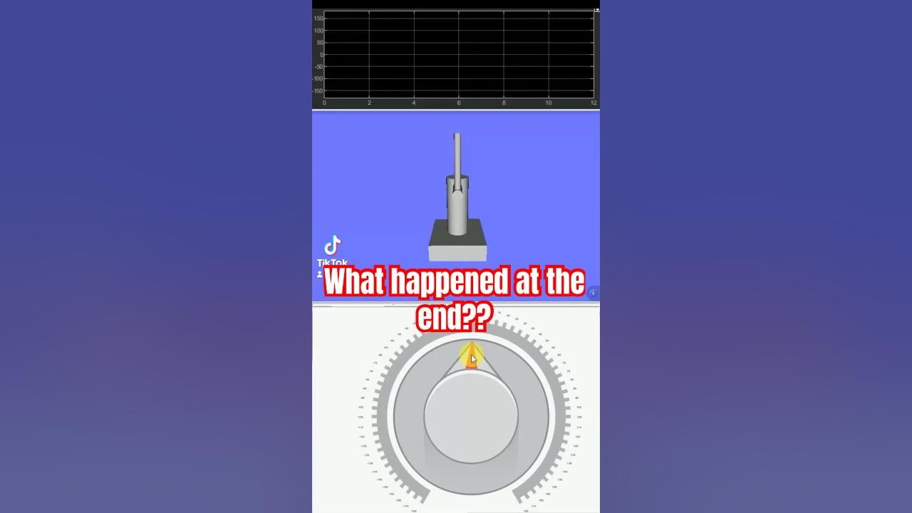 Simulation of an inverted pendulum in simulink #fun #arduino #bldcmotor #engineering #simulink ...
