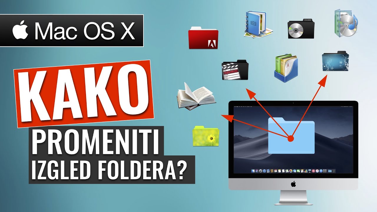 macOS | Kako promeniti izgled foldera ? - YouTube