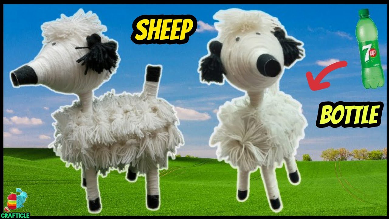 Watch Before Throwing Old Bottle | Sheep | Best Out Of Waste | Goat ...