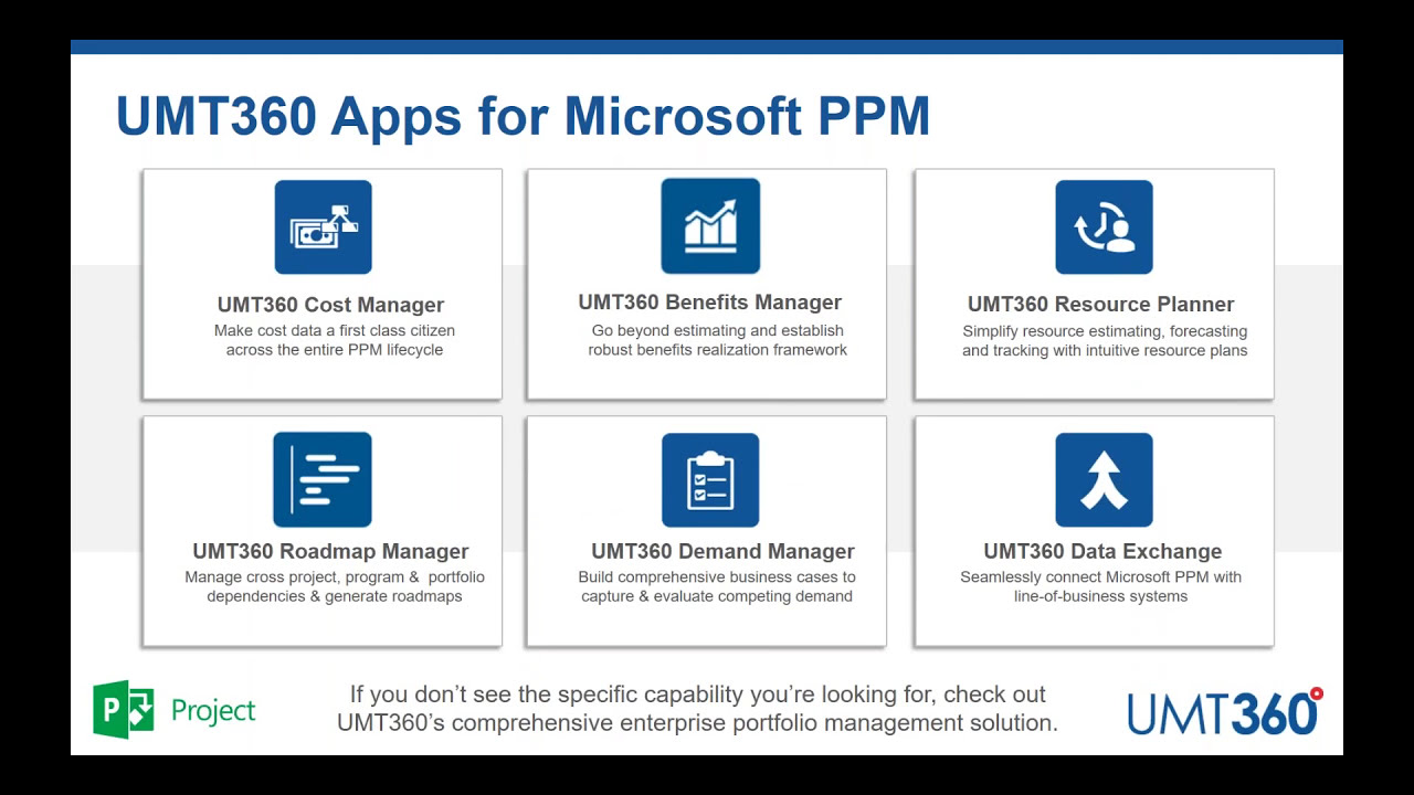 UMT360 On-Demand Webinar - Supercharging Microsoft Project With ...